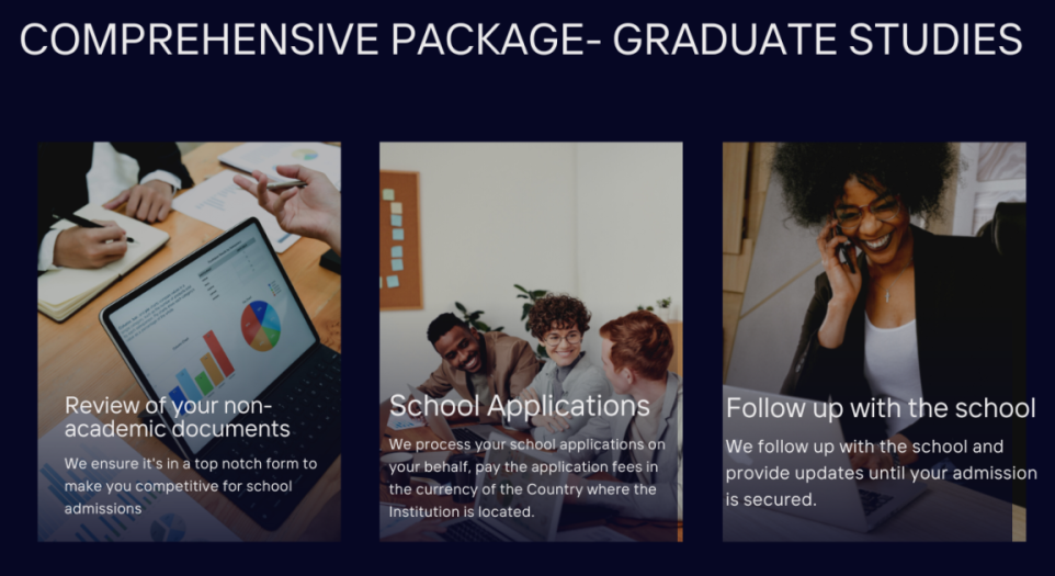 Comprehensive Package- Undergraduate Studies - DRK EDUCONSULT